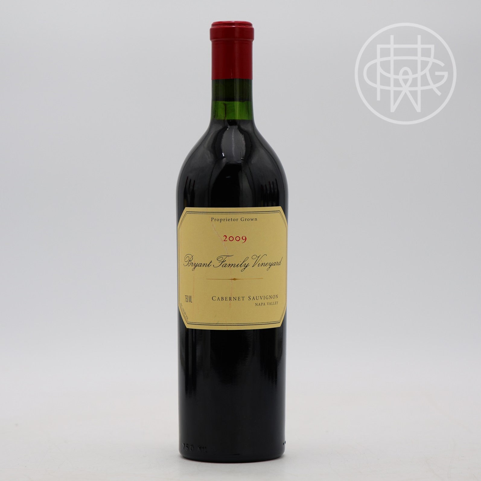Bryant Family 2009 750mL (Slightly Scuffed Label) – GRW Wine Collection