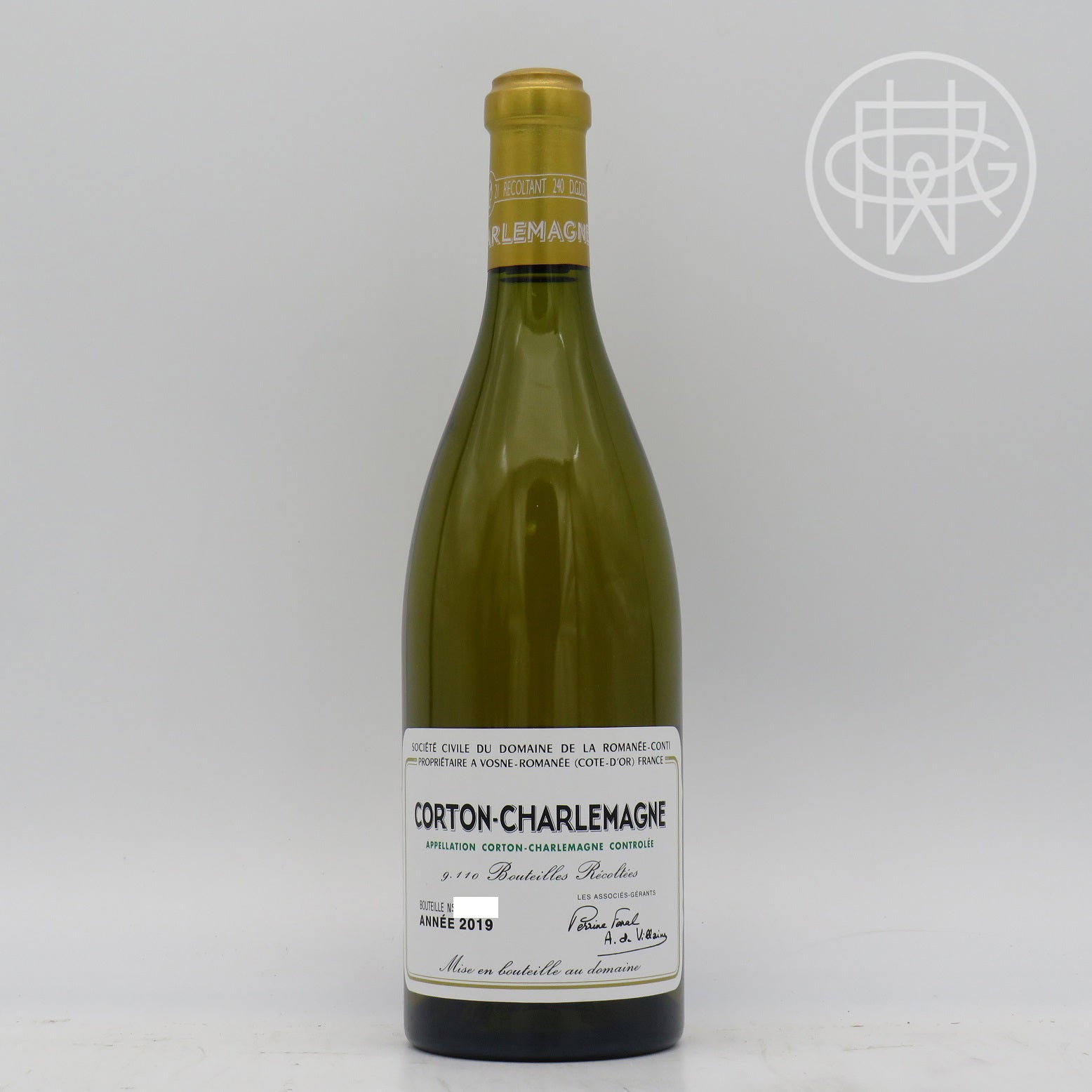 DRC Corton Charlemagne 2019 750mL – GRW Wine Collection