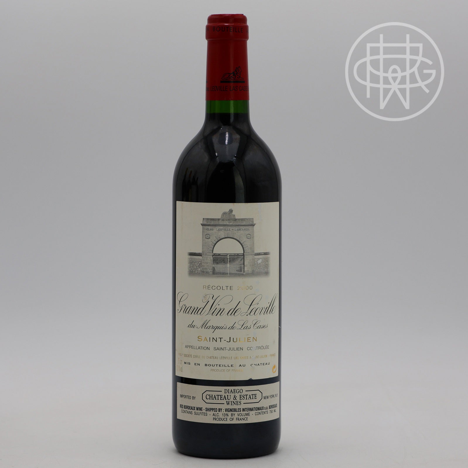 Leoville Las Cases 2000 750mL (Slightly Scuffed Label) – GRW Wine ...