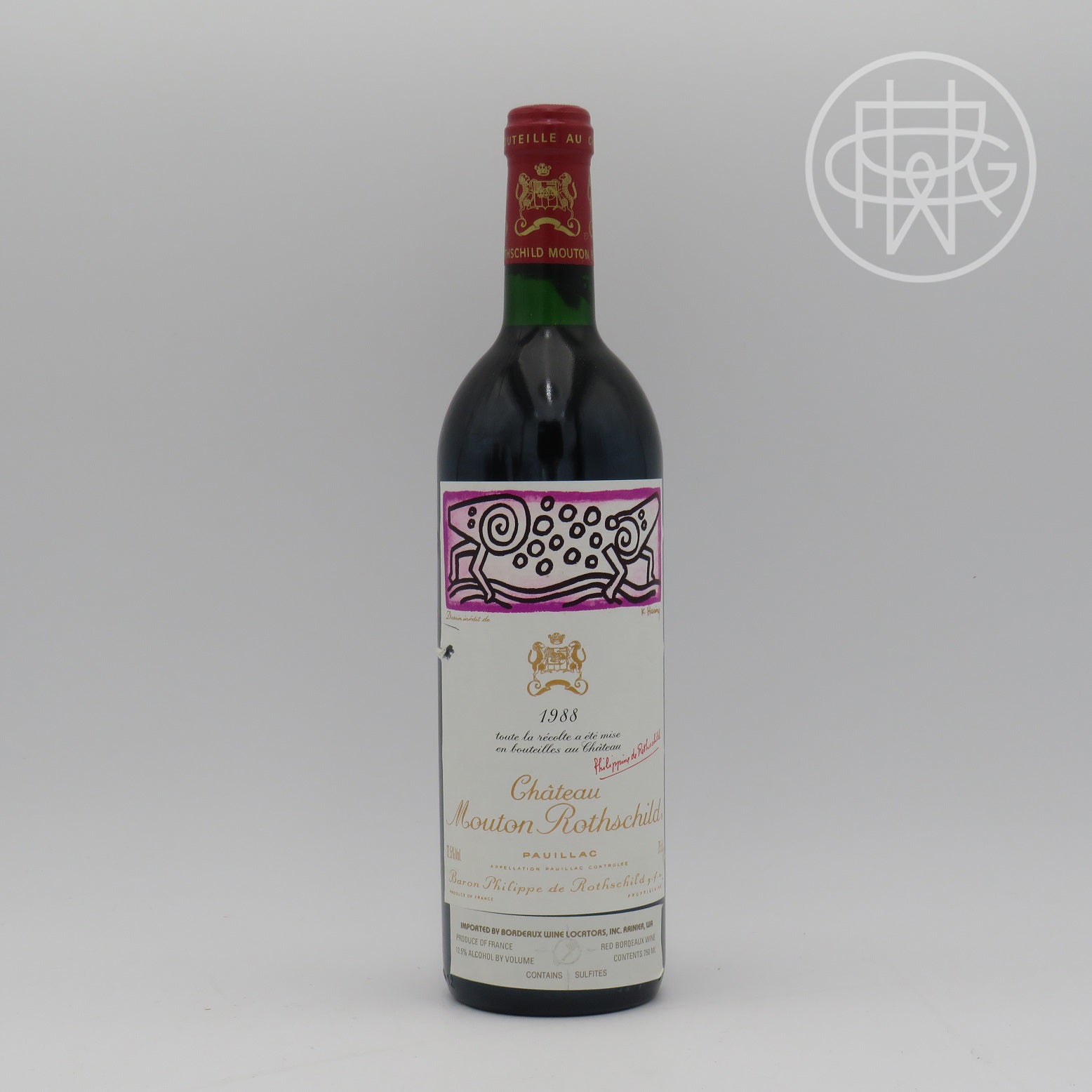 Mouton 1988 750mL (Nicked Label) – GRW Wine Collection